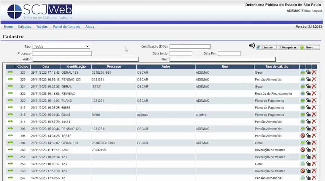 Calculadora de Débitos Judiciais - Wiki DOL